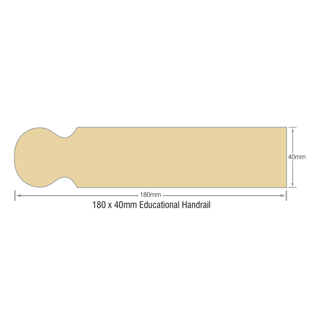 Educational Handrail - Hume Pine (NZ)