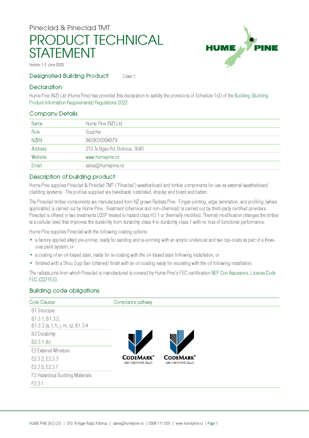 Rusticated External Cladding - Hume Pine (NZ)