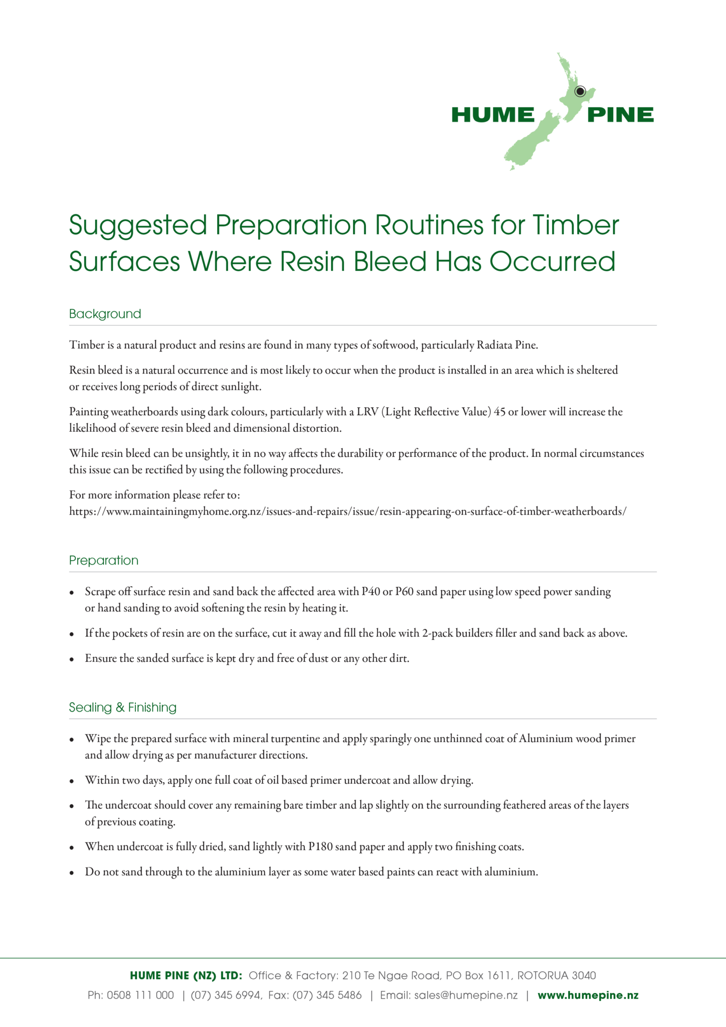 Rusticated External Cladding - Hume Pine (NZ)